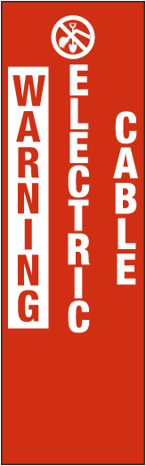 Custom Warning Electric Cable Bullet Marker - pipemarker