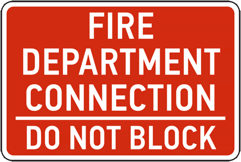 Fire Department Sign
