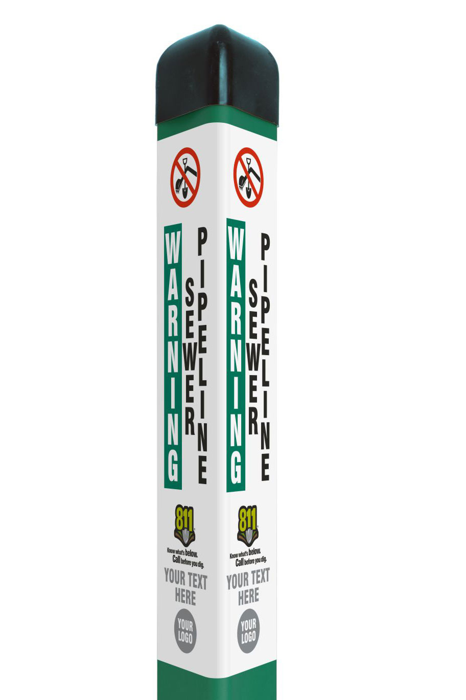Bronze Utility Markers Water & Sewer Lines Utility Locator Water Line ...